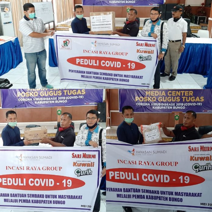 Wabup Apri Kembali Terima Bantuan Sembako dan APD Dari PT. Incasi Raya ...